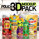 Pouch 3D Mockup Pack, After Effects Project Files | VideoHive